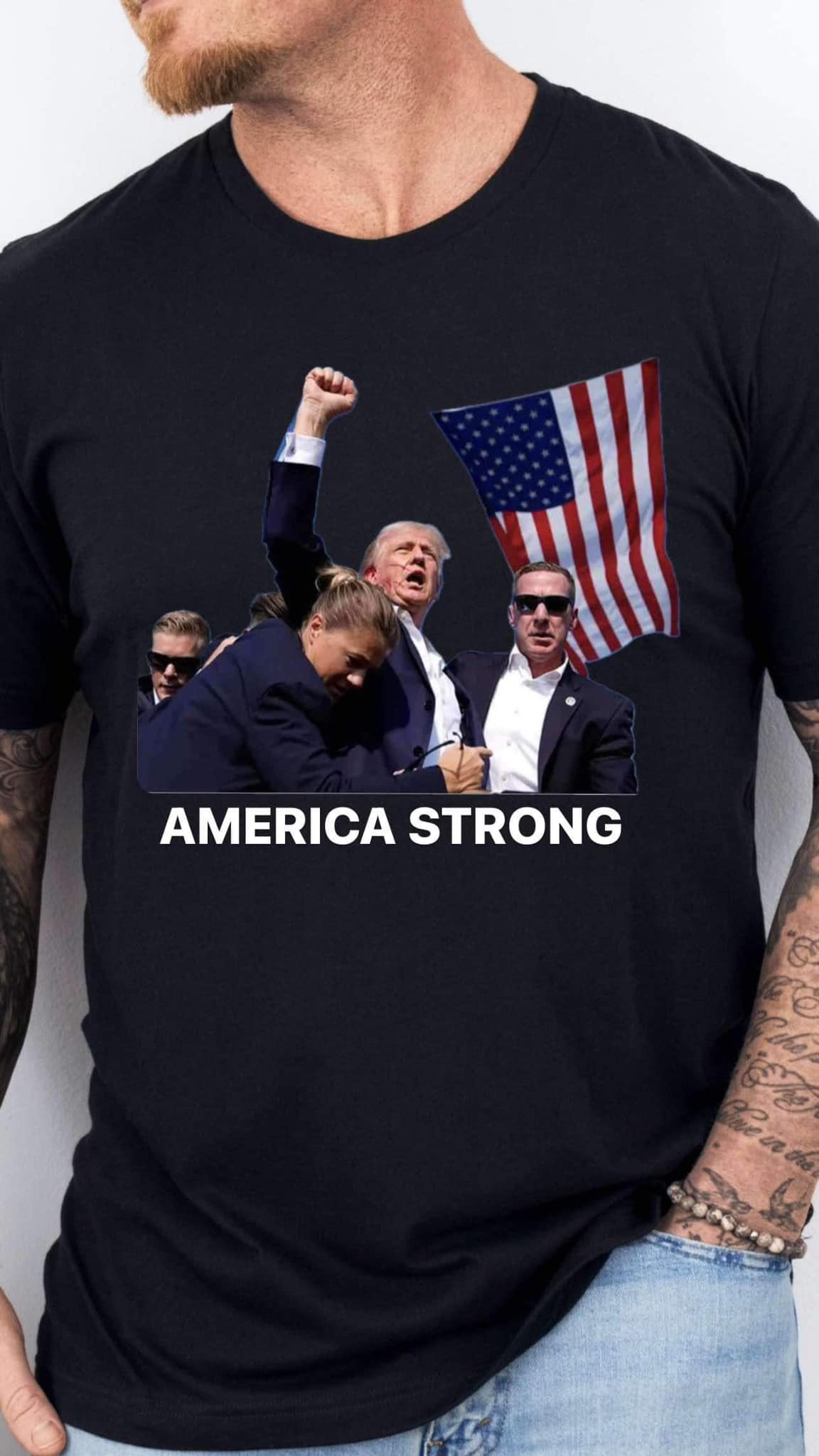 Trump 2024-AMERICA STRONG – VIPease Customs