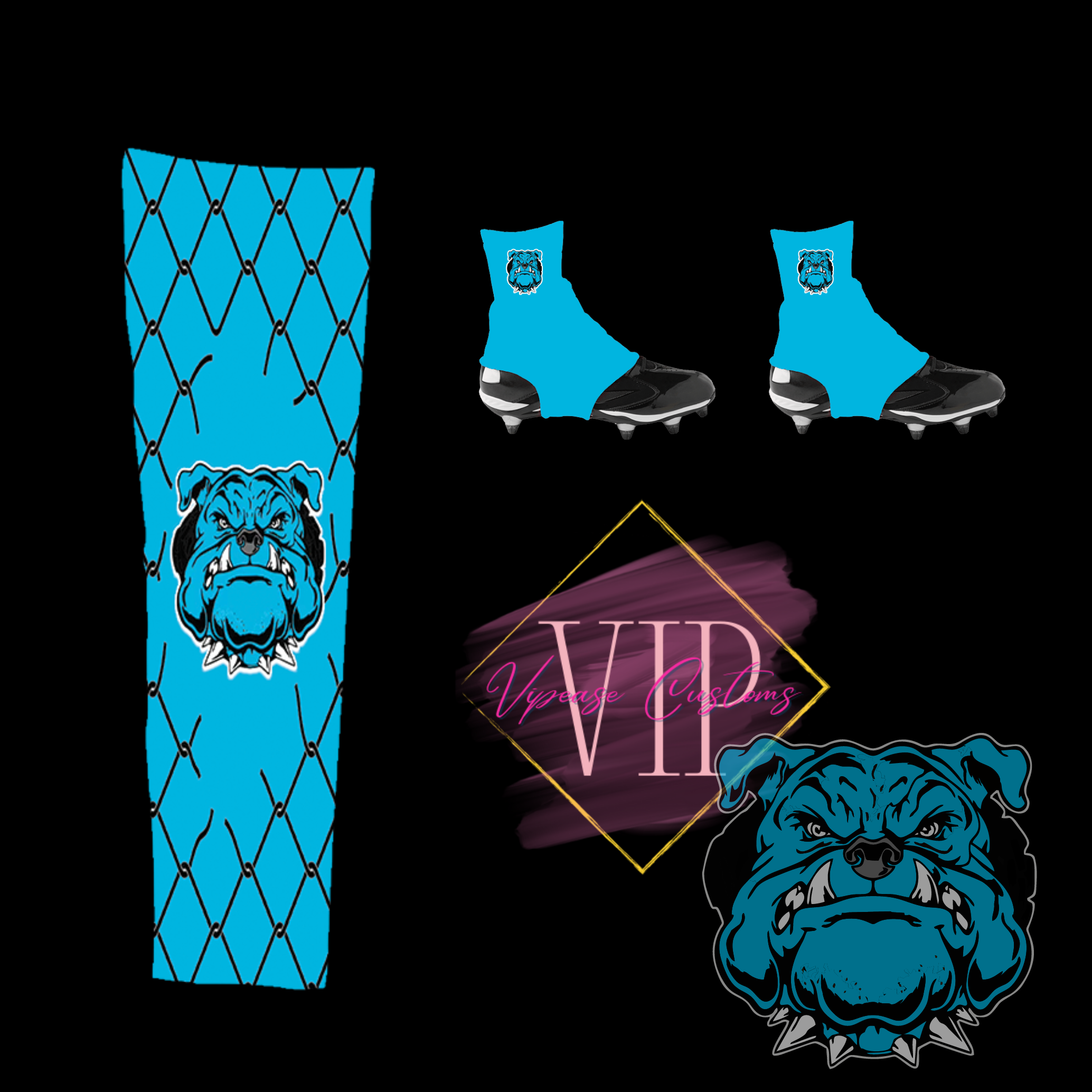 Junkyard dawg Arm Sleeve or Cleat covers (spats) – VIPease Customs